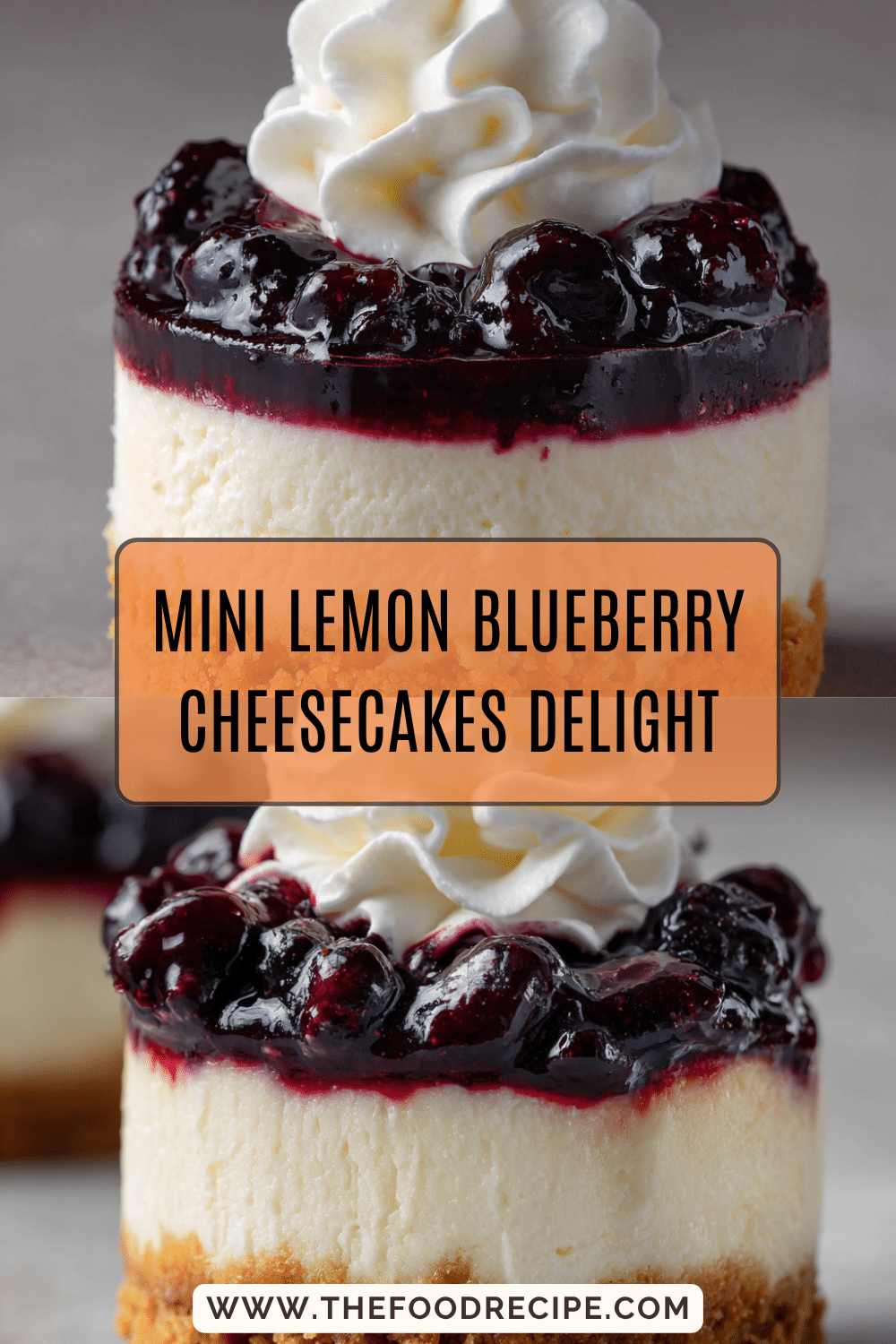 Juicy Mini Lemon Blueberry Cheesecakes Recipe - Bright & Zesty Delight