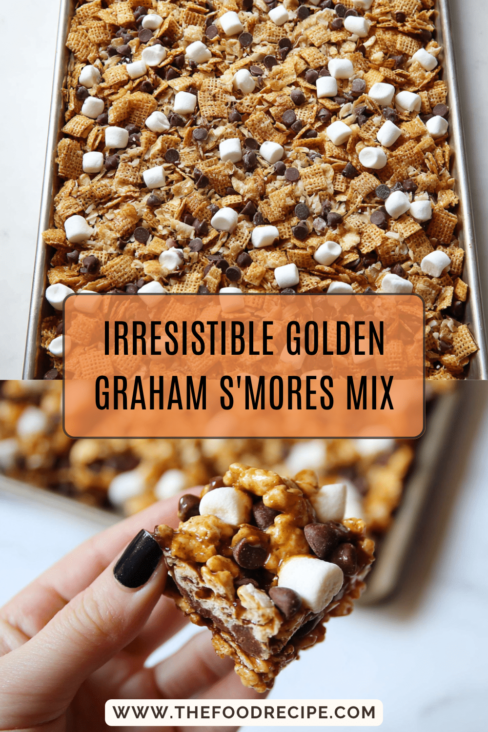 Golden Graham S'more Mix - Irresistible S'more Snack Mix Recipe