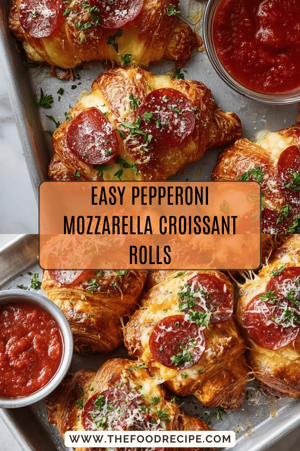 Mozzarella Pepperoni Croissant Rolls - Irresistibly Cheesy & Indulgent