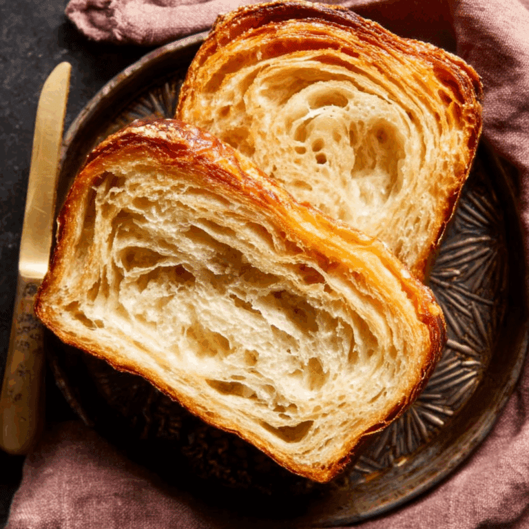 Croissant Bread Loaf Recipe: Indulge in Buttery Flaky Layers