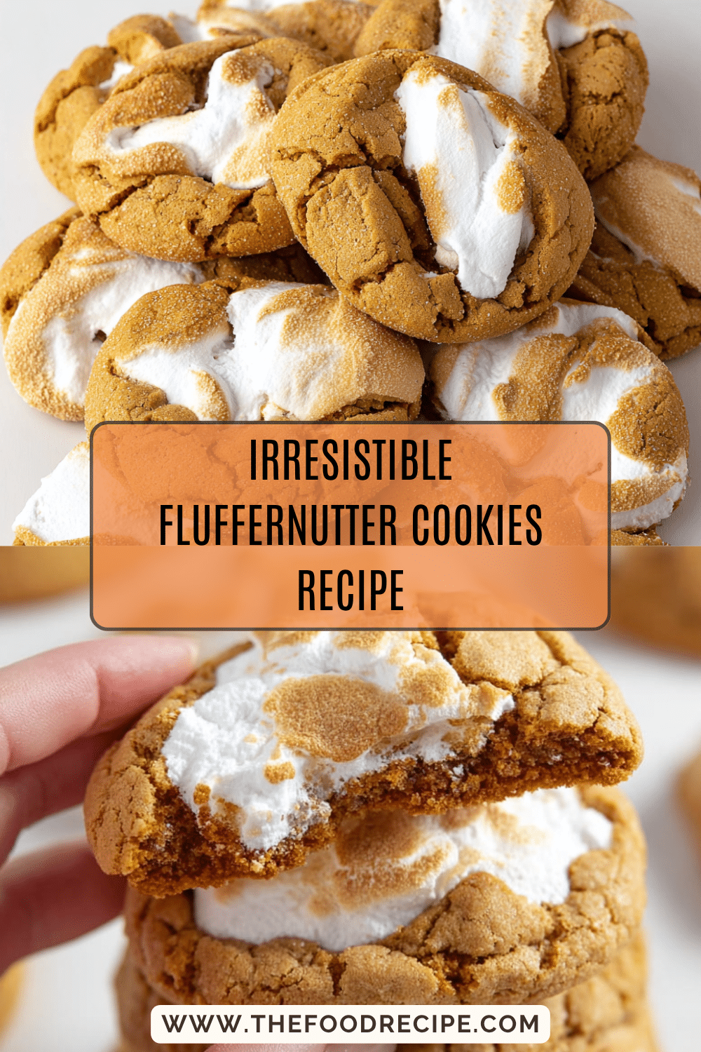Fluffernutter Cookies Recipe - Soft, Chewy Peanut Butter & Marshmallow ...