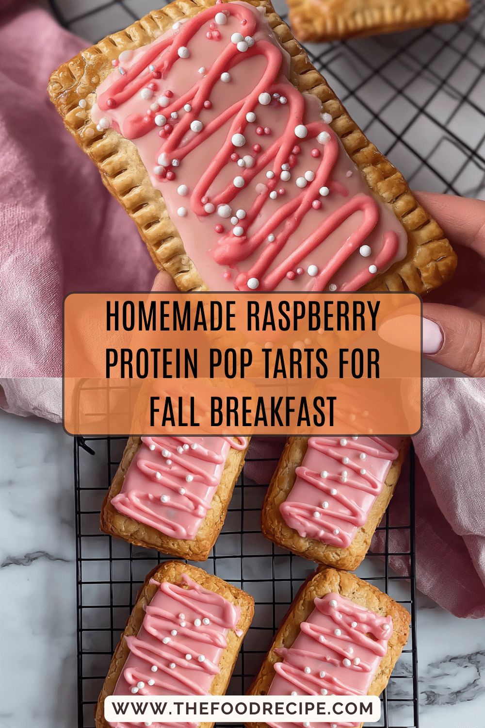 Raspberry Protein Pop Tarts: Flaky, Nutritious & Delicious Treat