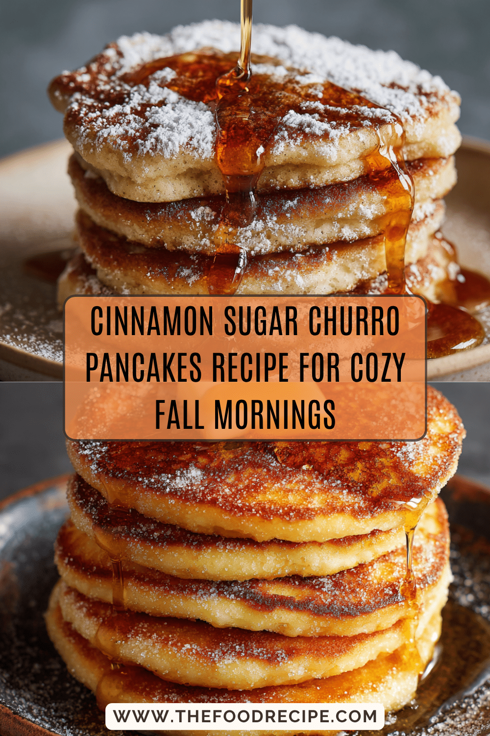 Spanish Churro-Inspired Pancakes: Irresistibly Fluffy & Spiced
