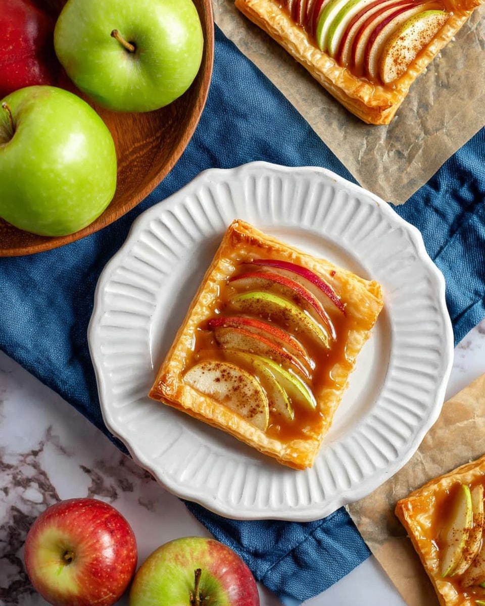 Caramel Apple Puff Pastries: Irresistible Autumn Dessert