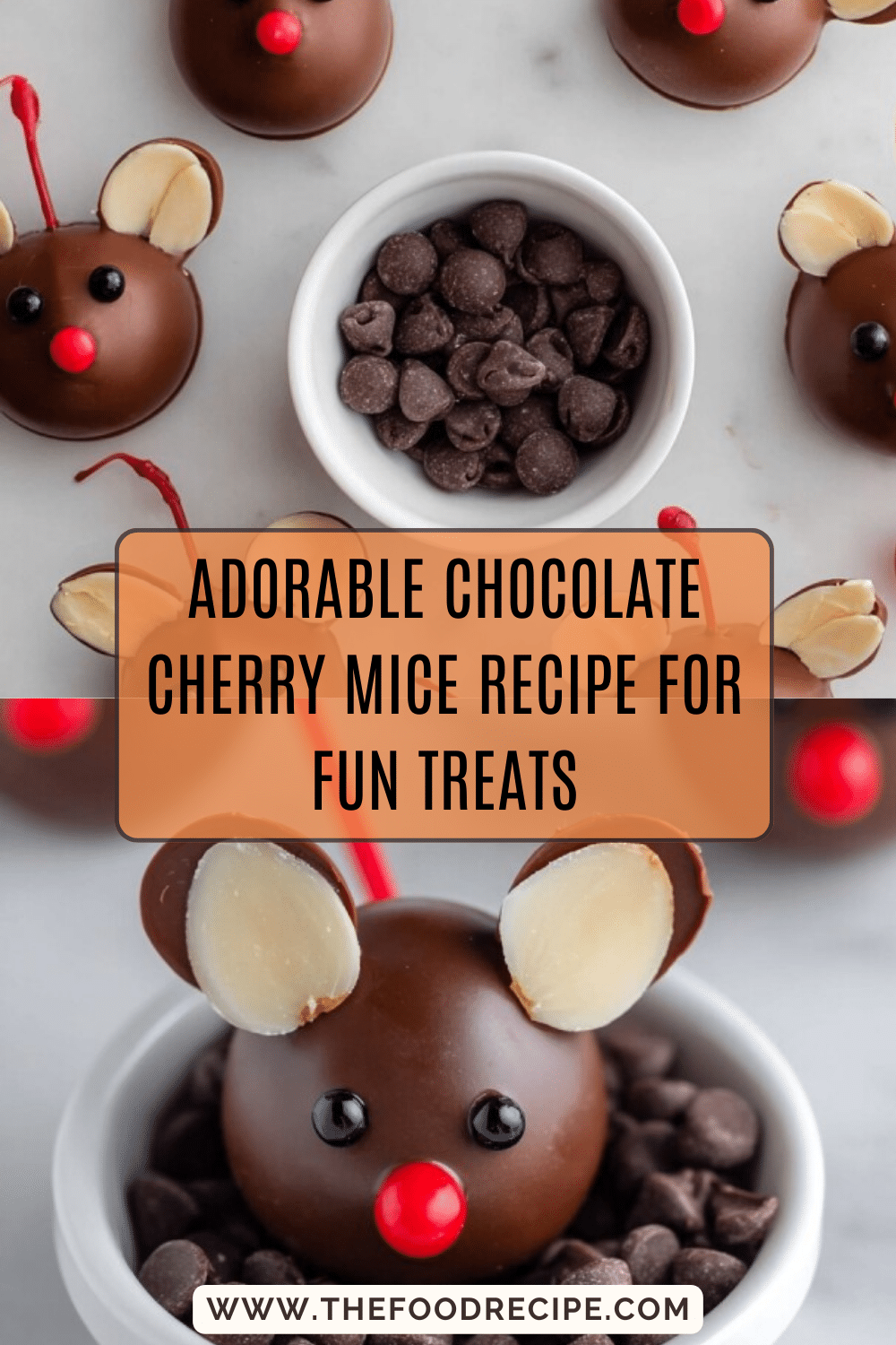 Chocolate Cherry Mice: Fun & Easy Candy Treats
