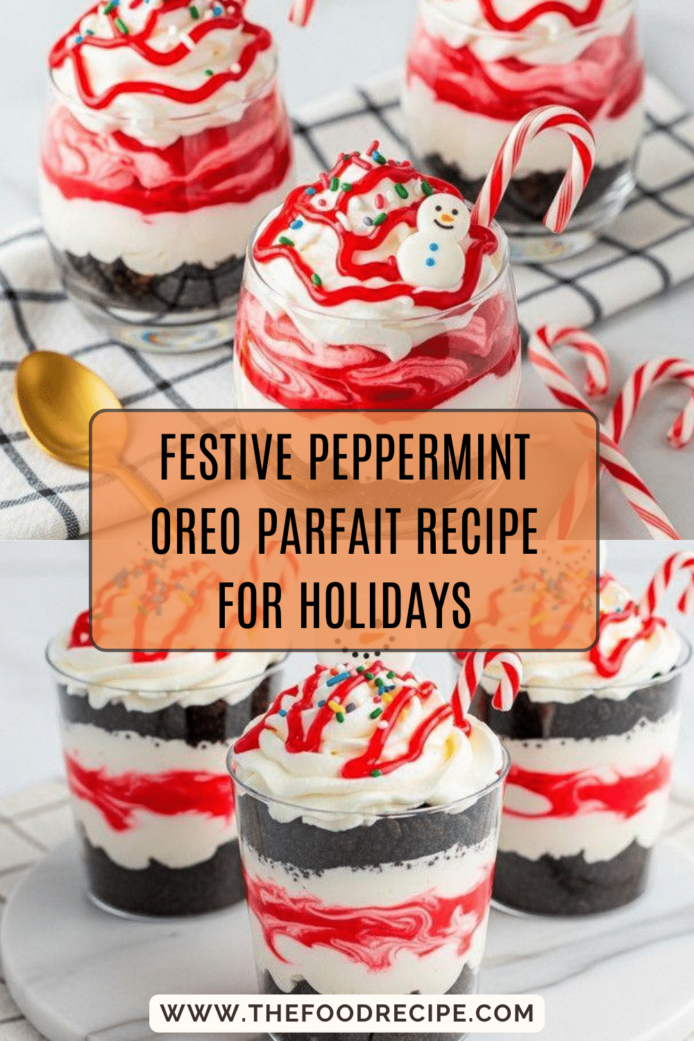 Peppermint Oreo Parfait: Festive Holiday Dessert Delight