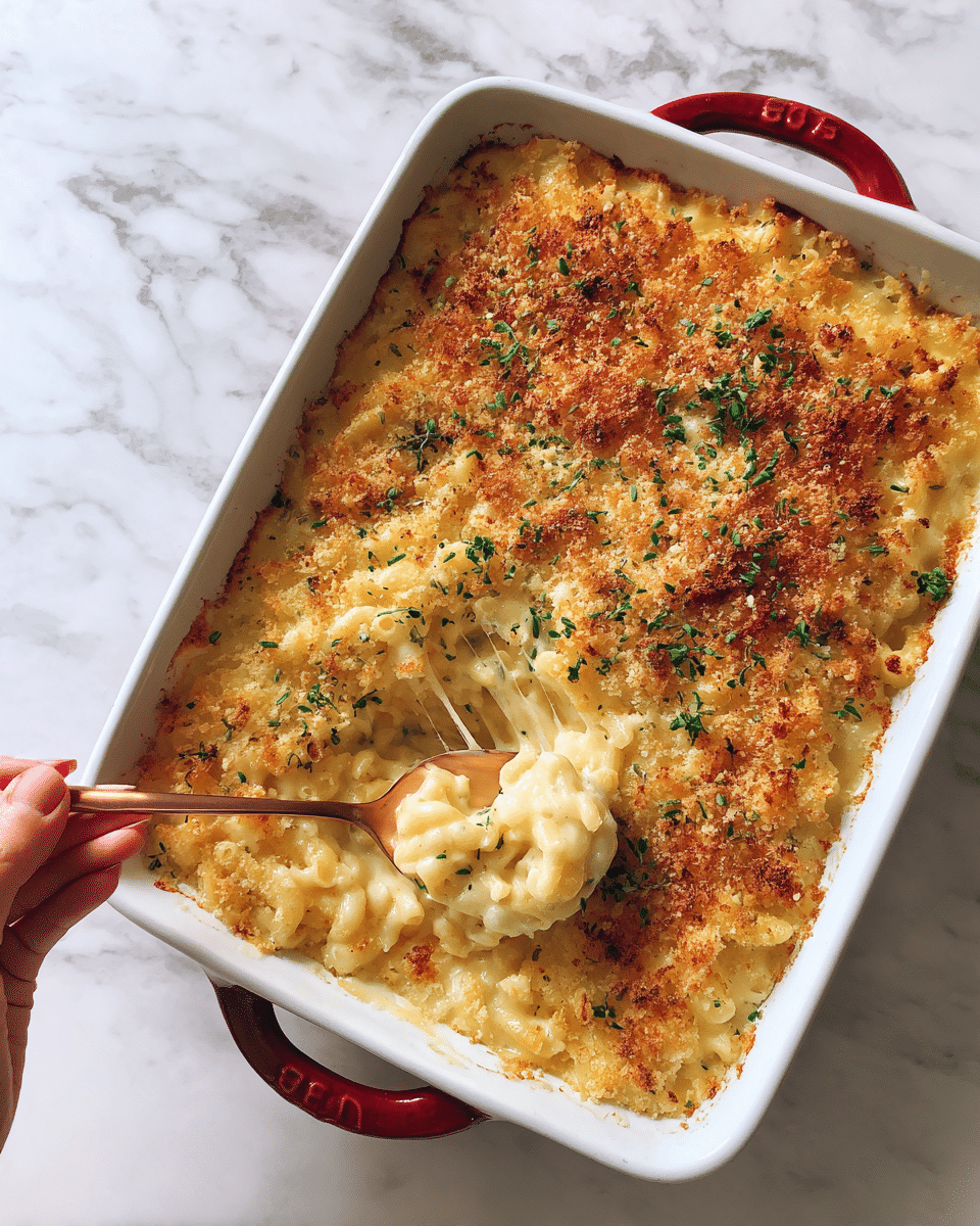 Classic Baked Macaroni and Cheese Casserole - Comfort Food Favorite