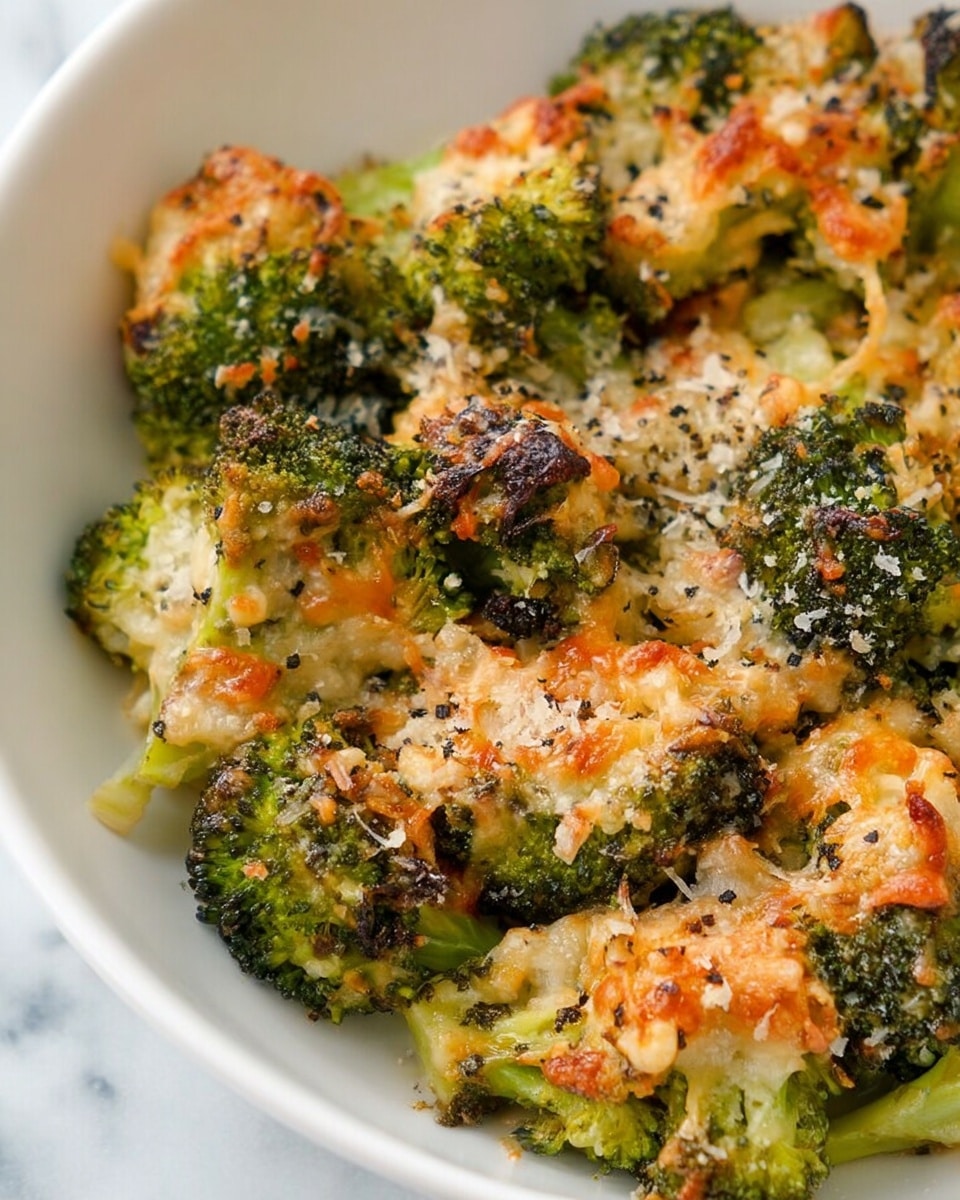 Smashed Broccoli Parmesan: Irresistibly Crispy & Cheesy Side