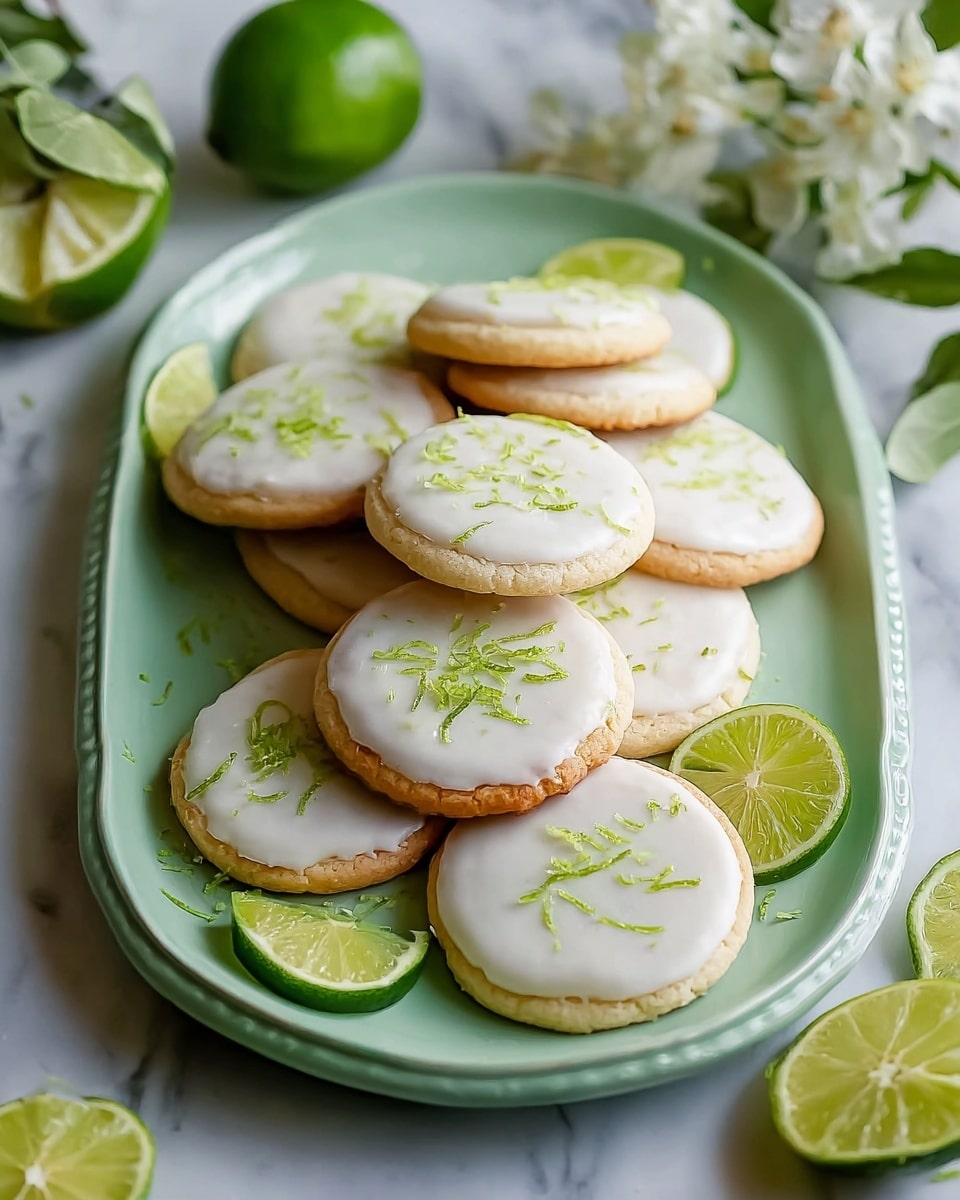 Buttery Lime Shortbread Cookies – Refreshing Citrus Treat