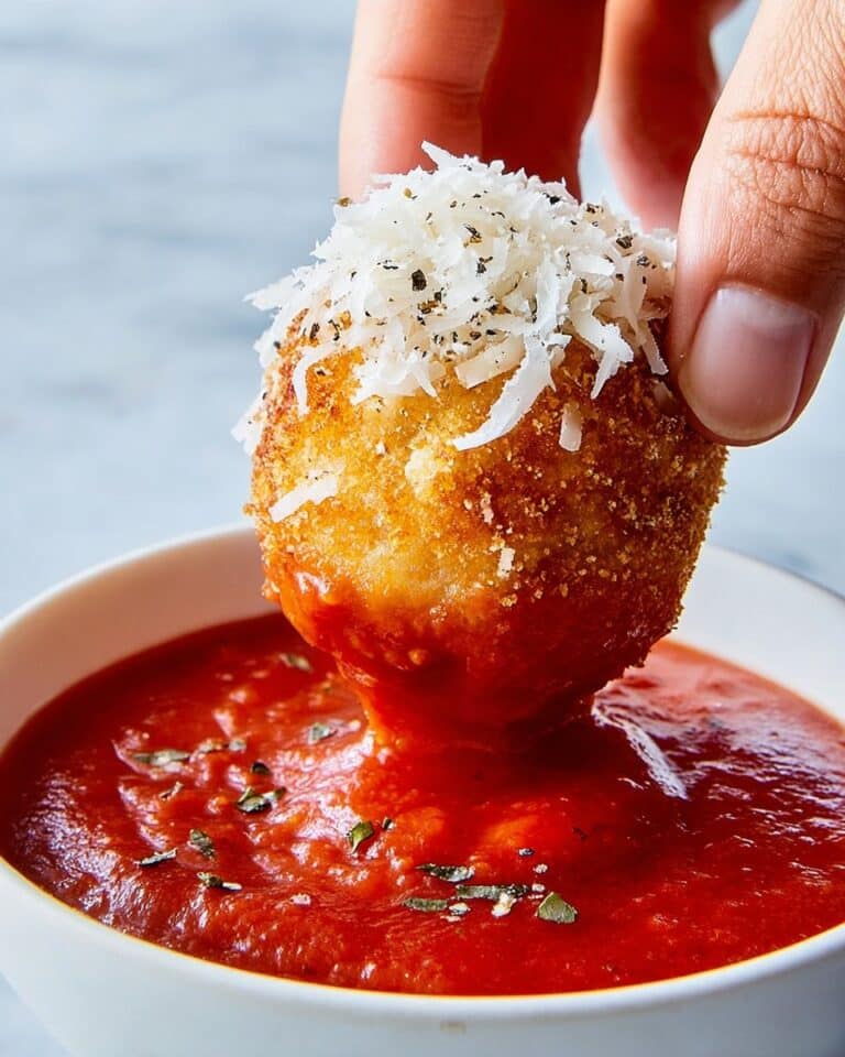 Air Fryer Cacio E Pepe Arancini: Crispy Cheesy Risotto Balls